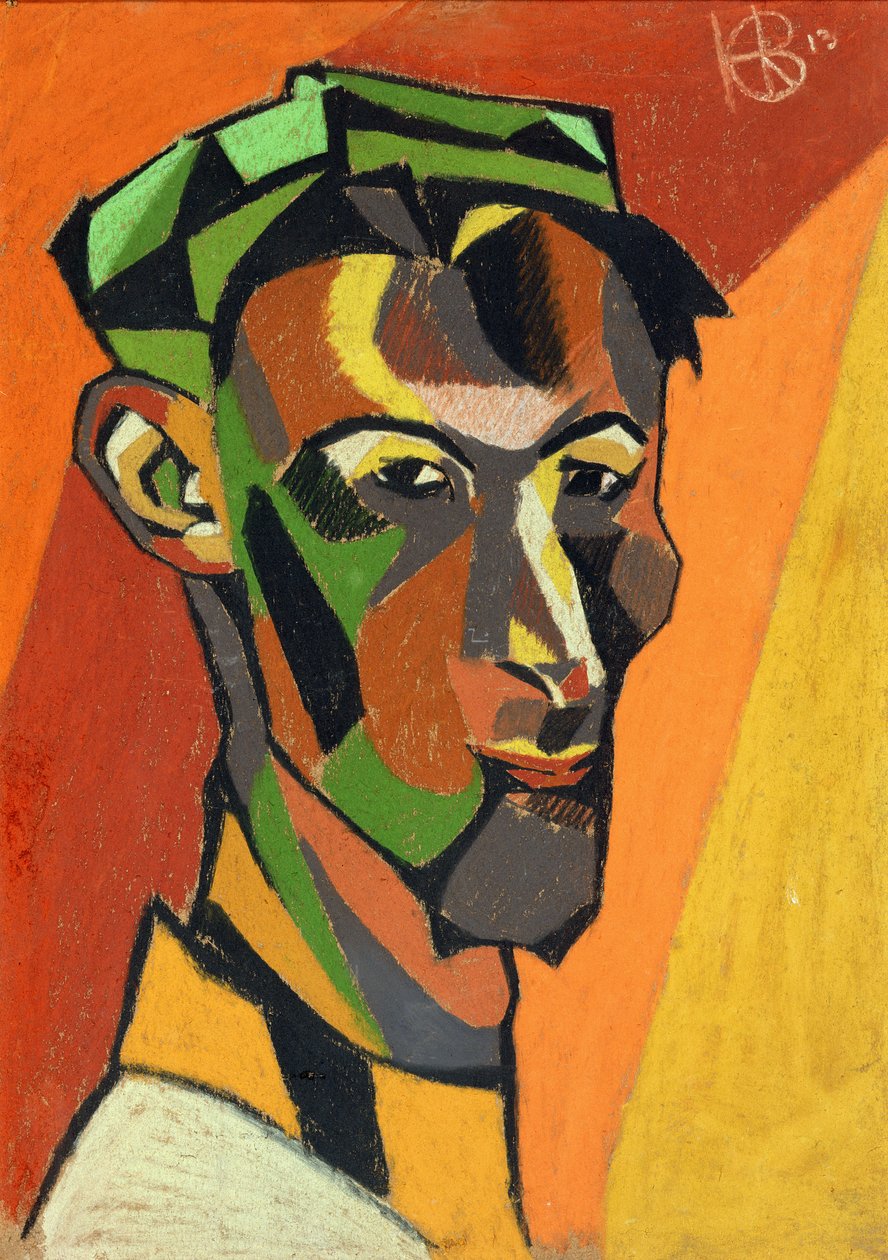 Self Portrait, 1913 by Henri Gaudier-Brzeska: Fine art print