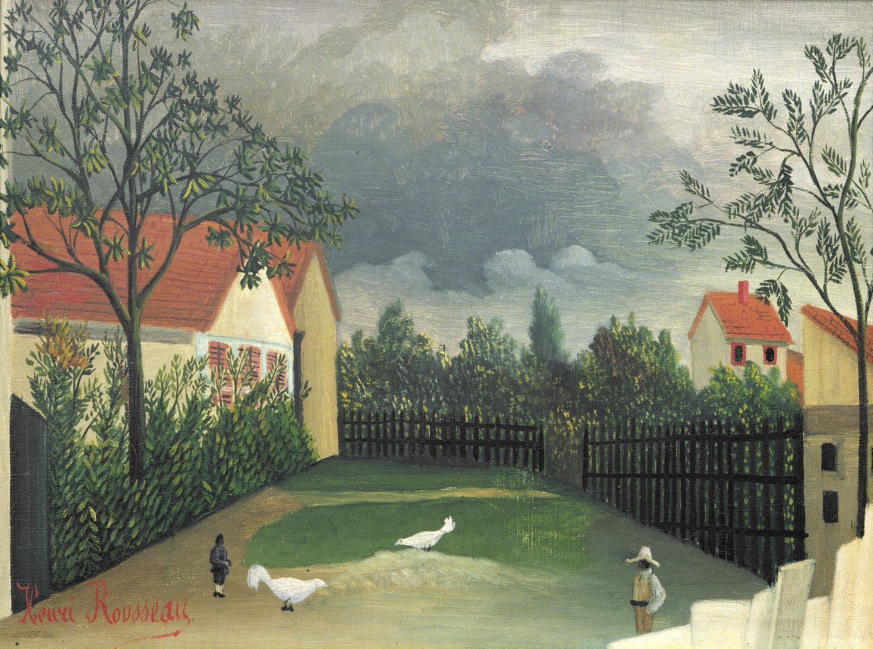 The Farm Yard, 1896-98 by Henri Rousseau: Fine art print