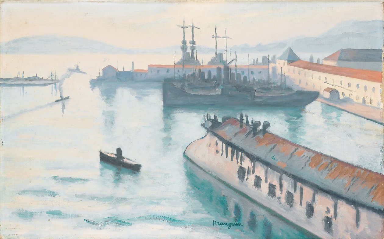 The Dispatch Boat by Henri Charles Manguin: Fine art print