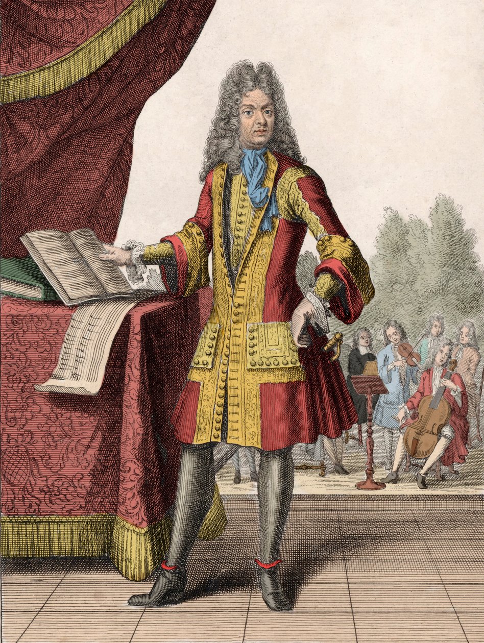 Portrait of Jean-Baptiste Lully (1632-1687) by Henri Bonnart