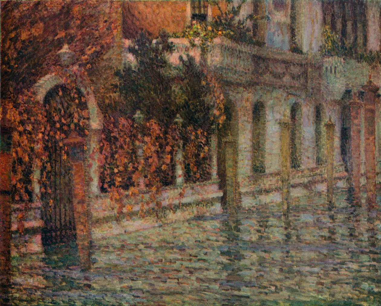 The White Palace, Autumn, Venice by Henri Eugene Le Sidaner