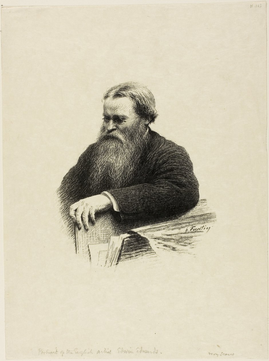 Portrait of the Artist Edwin Edwards by Henri Fantin Latour