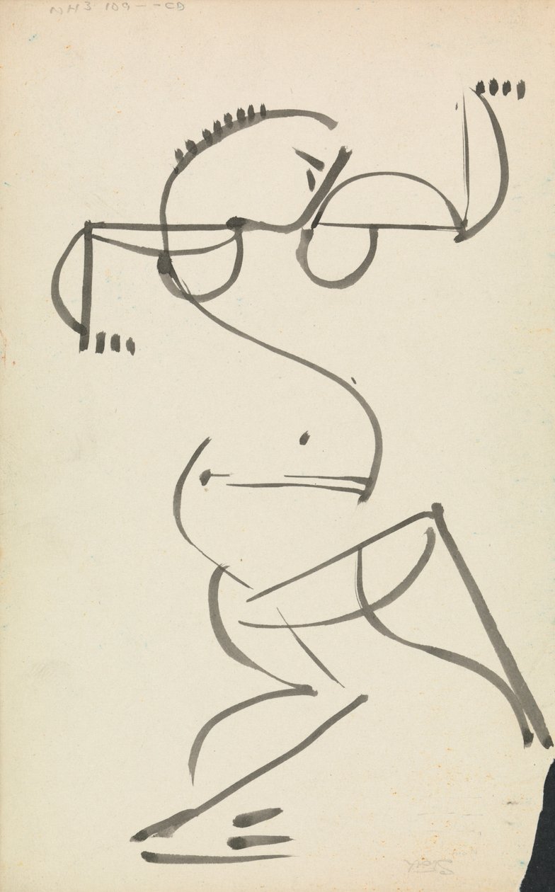 Dancing Figure by Henri Gaudier Brzeska: Fine art print