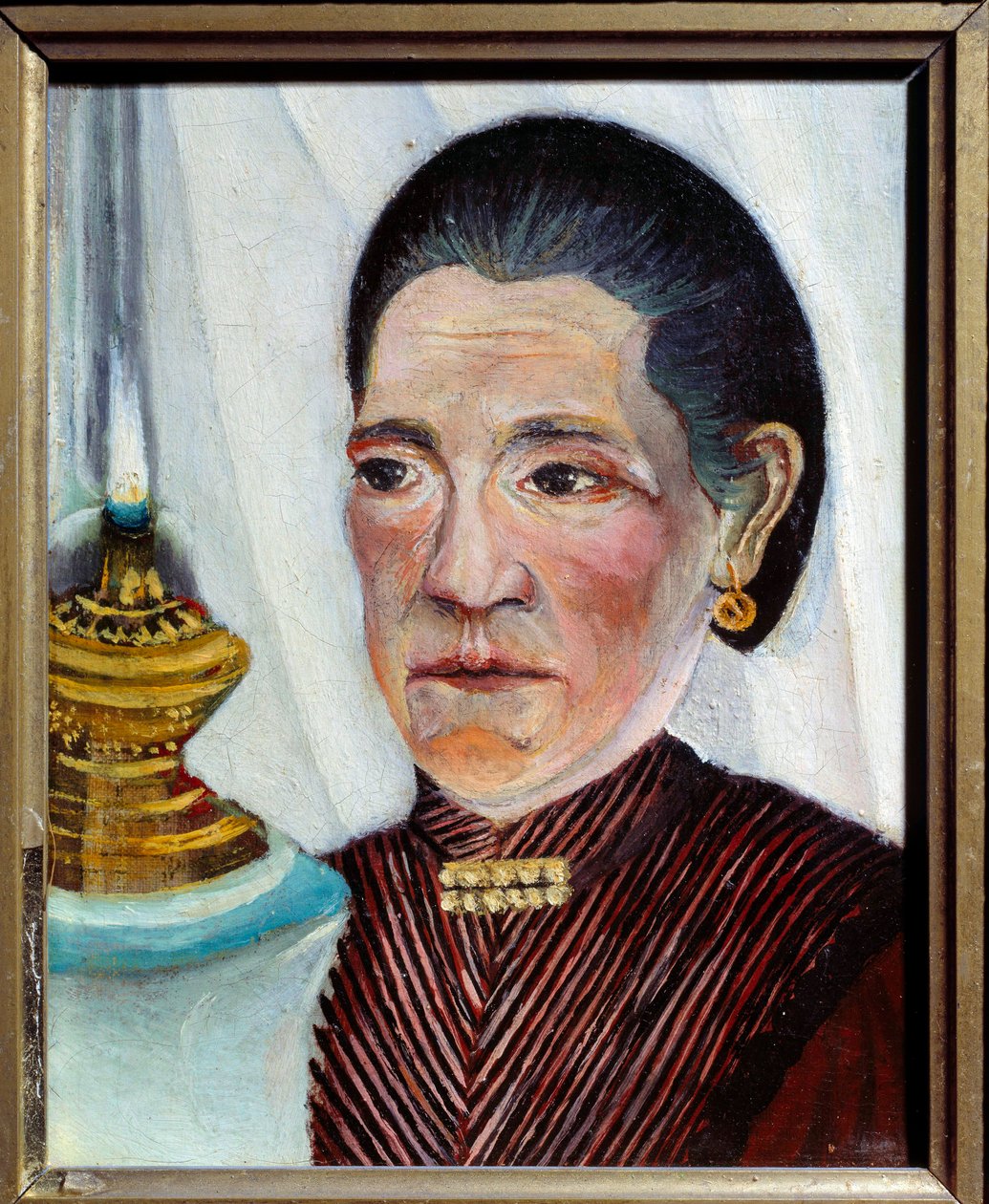 Portrait of the artist "s second wife Painting by Henri Rousseau dit Le ...