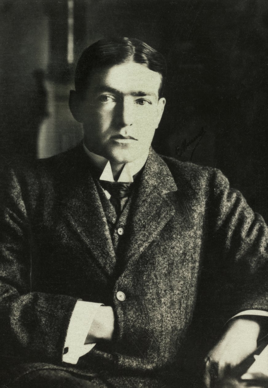 Portrait of Ernest Shackleton by Henri Manuel