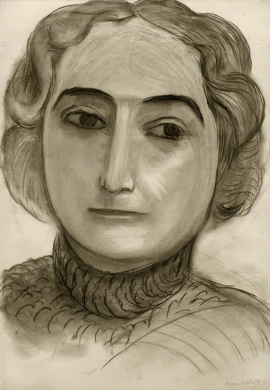 Dr. Claribel Cone by Henri Matisse: Premium art reproduction