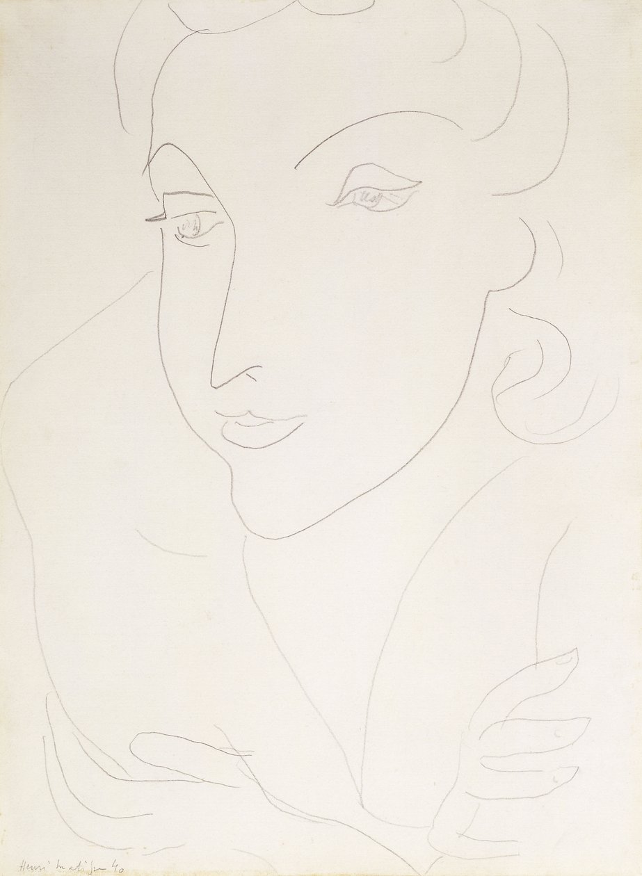 Head of a Young Woman by Henri Matisse: Buy fine art prints