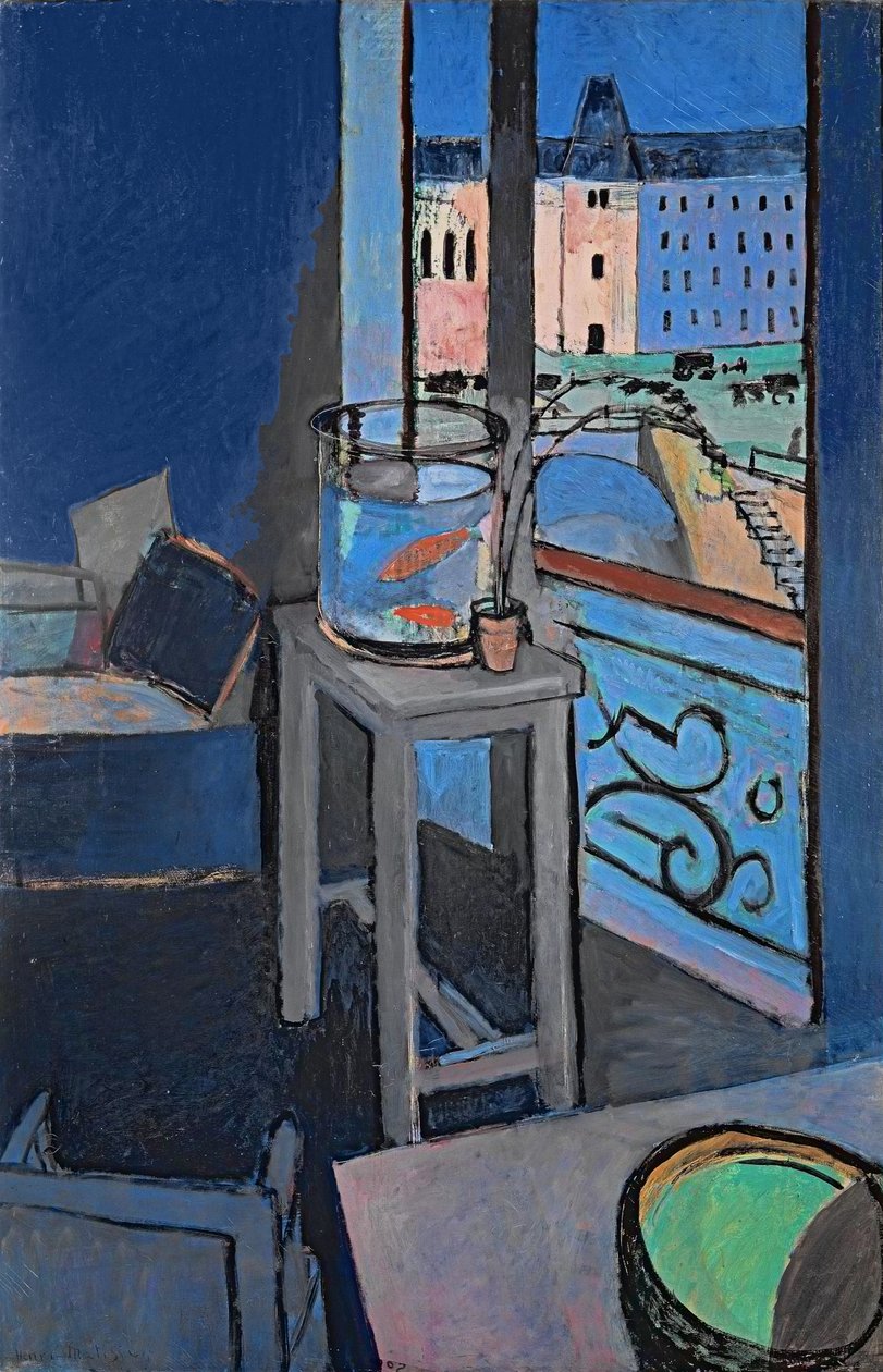 Interior, The Goldfish Bowl by Henri Matisse