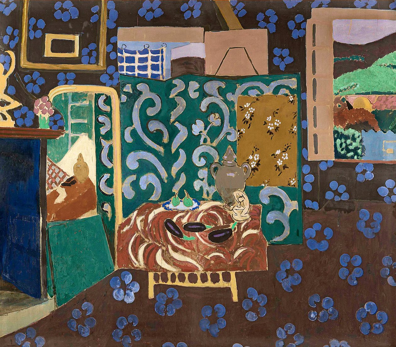 Interior with Aubergines by Henri Matisse: Fine art print