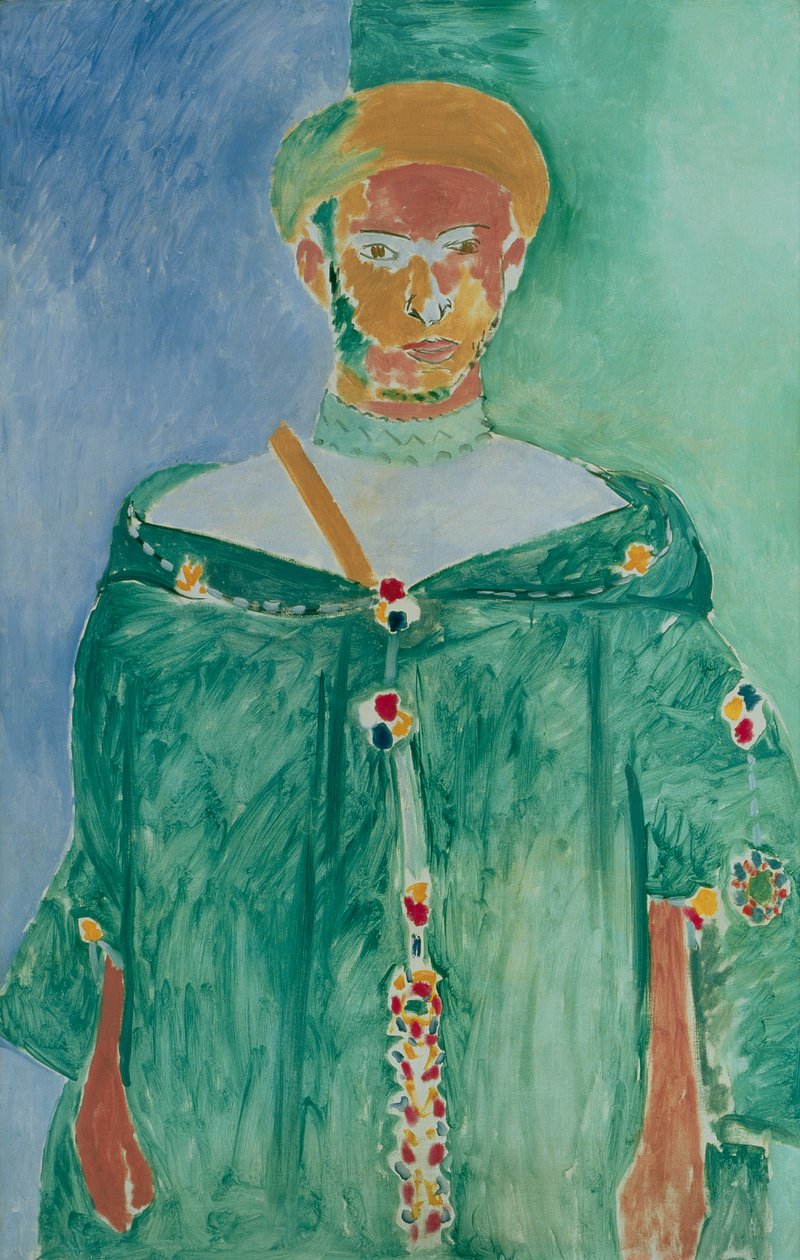 Moroccan in Green by Henri Matisse: Premium art reproduction