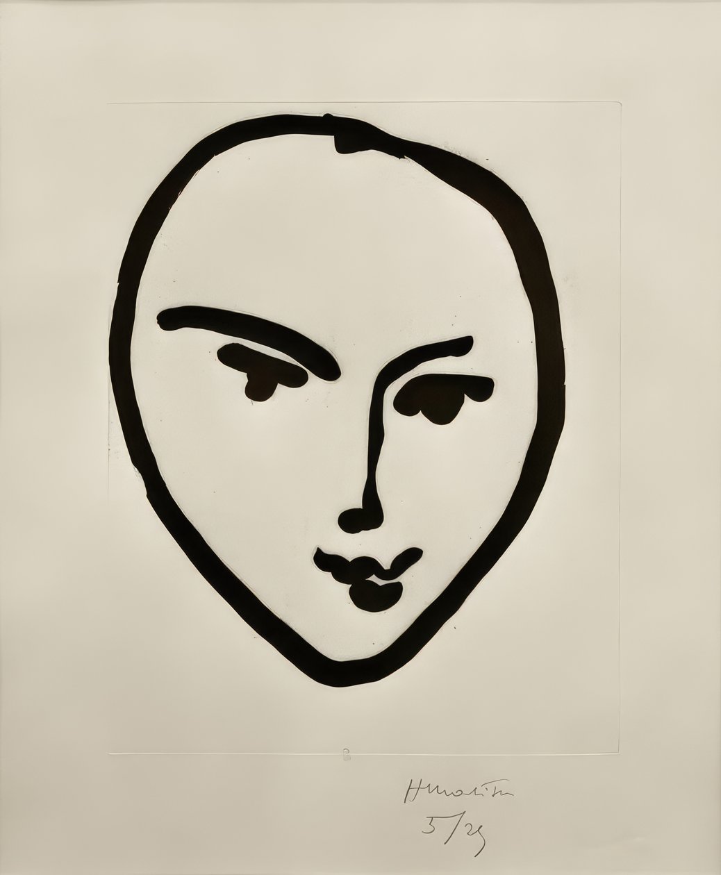 Nadia. Smiling Mask by Henri Matisse: Buy fine art print
