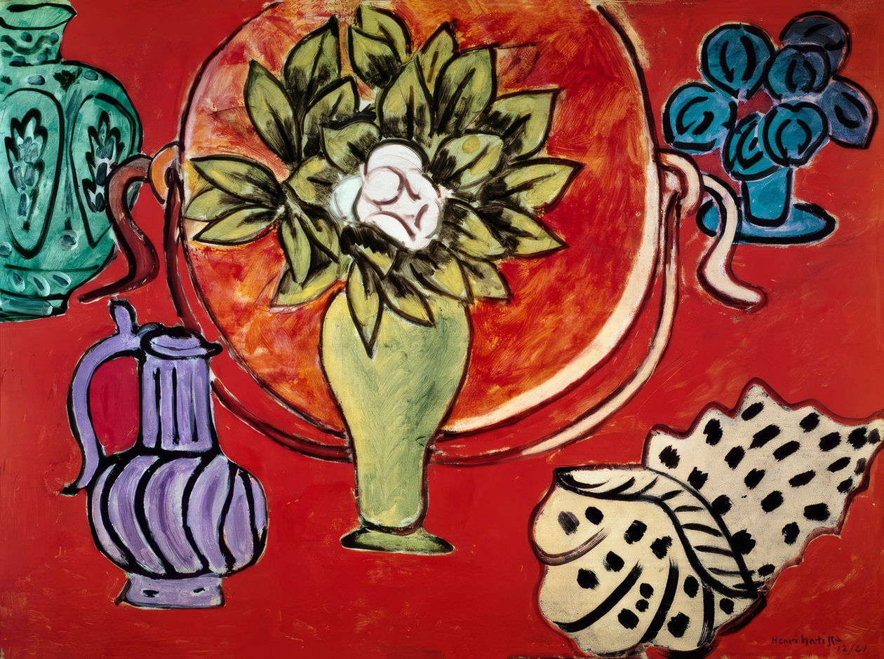Still Life with Magnolia by Henri Matisse: Fine art print