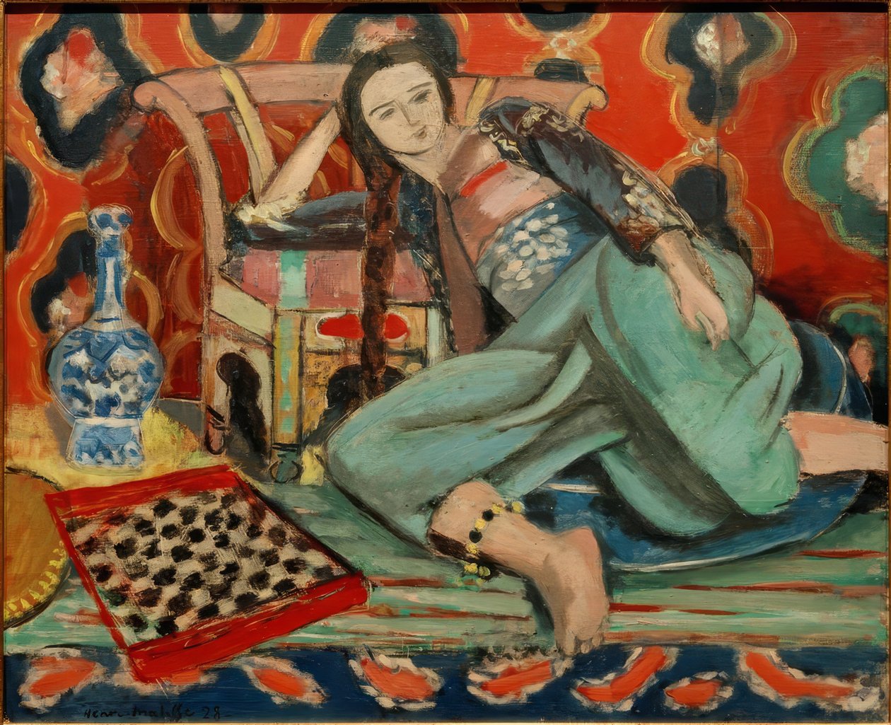 Odalisque in a Turkish Armchair by Henri Matisse