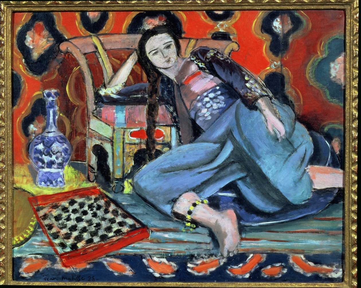 Odalisque with a Turkish Chair by Henri Matisse
