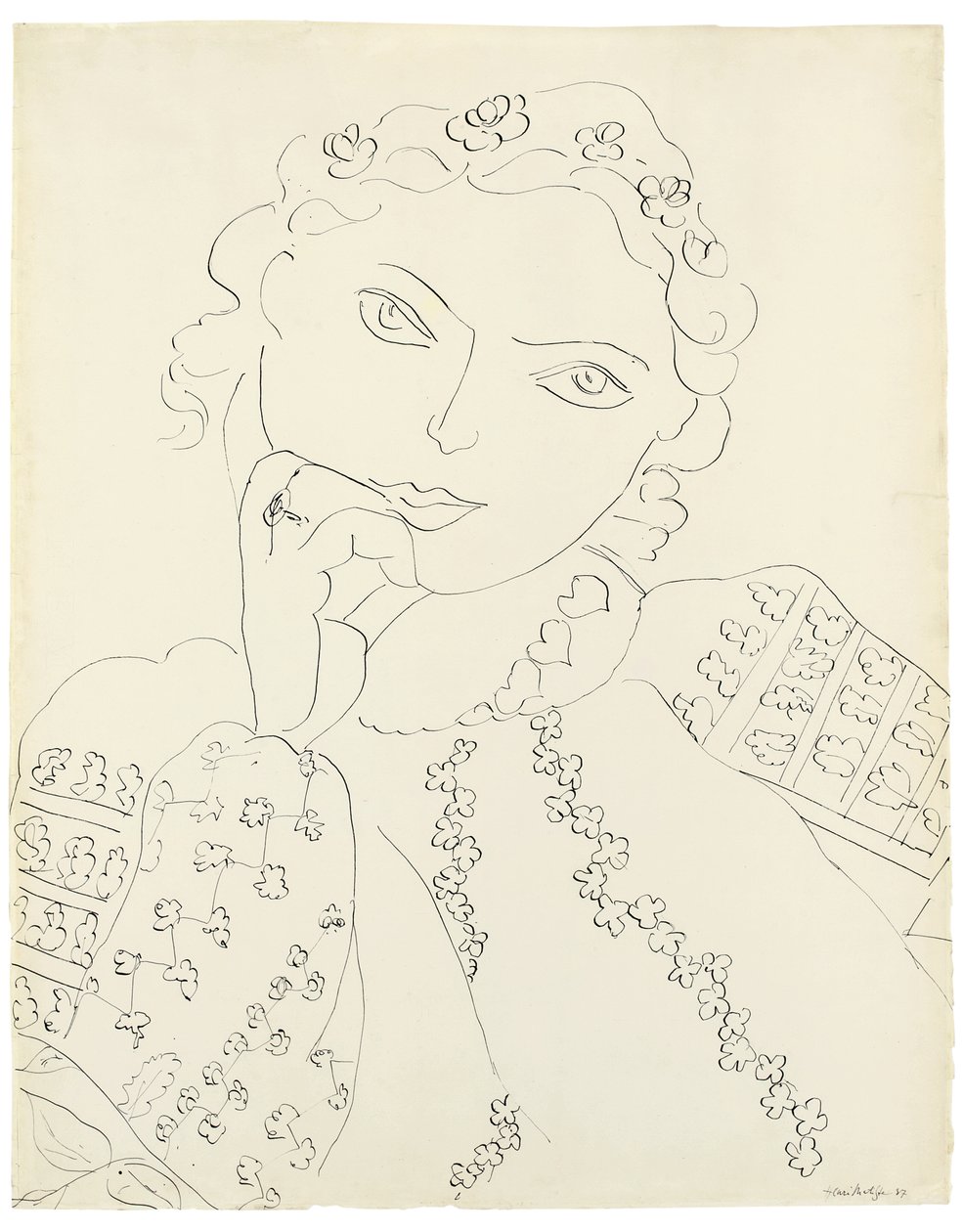 Young Girl by Henri Matisse: High-quality fine art print