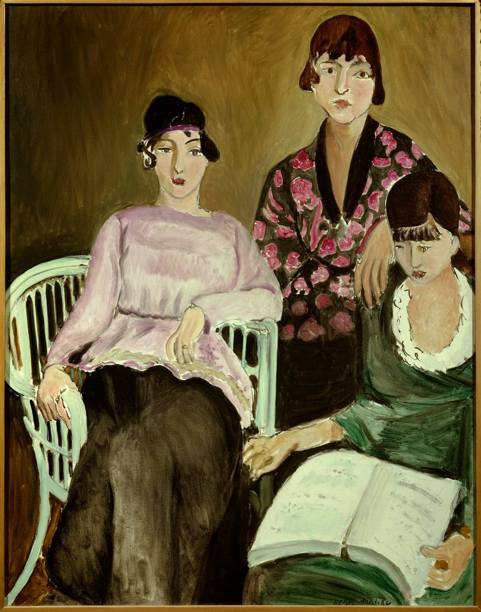 The Three Sisters 1917 by Henri Matisse: Fine art print