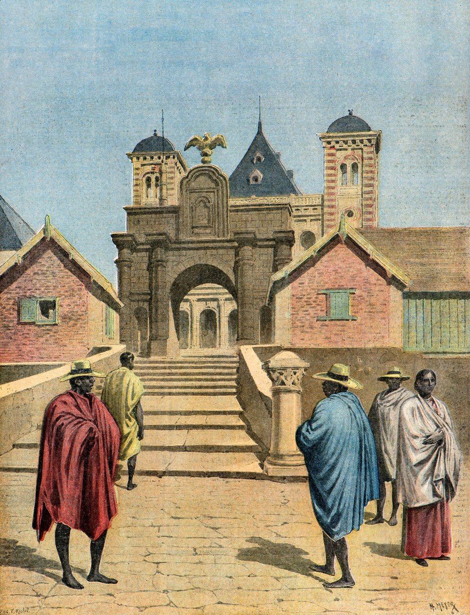 Queen Ranavalona III's Palace by Henri Meyer