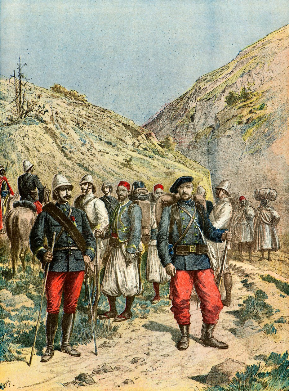 Uniforms of the French Army by Henri Meyer: Fine art print