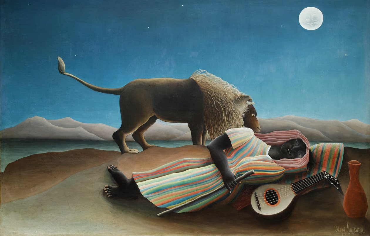 The Sleeping Gypsy by Henri Rousseau: Buy fine art print