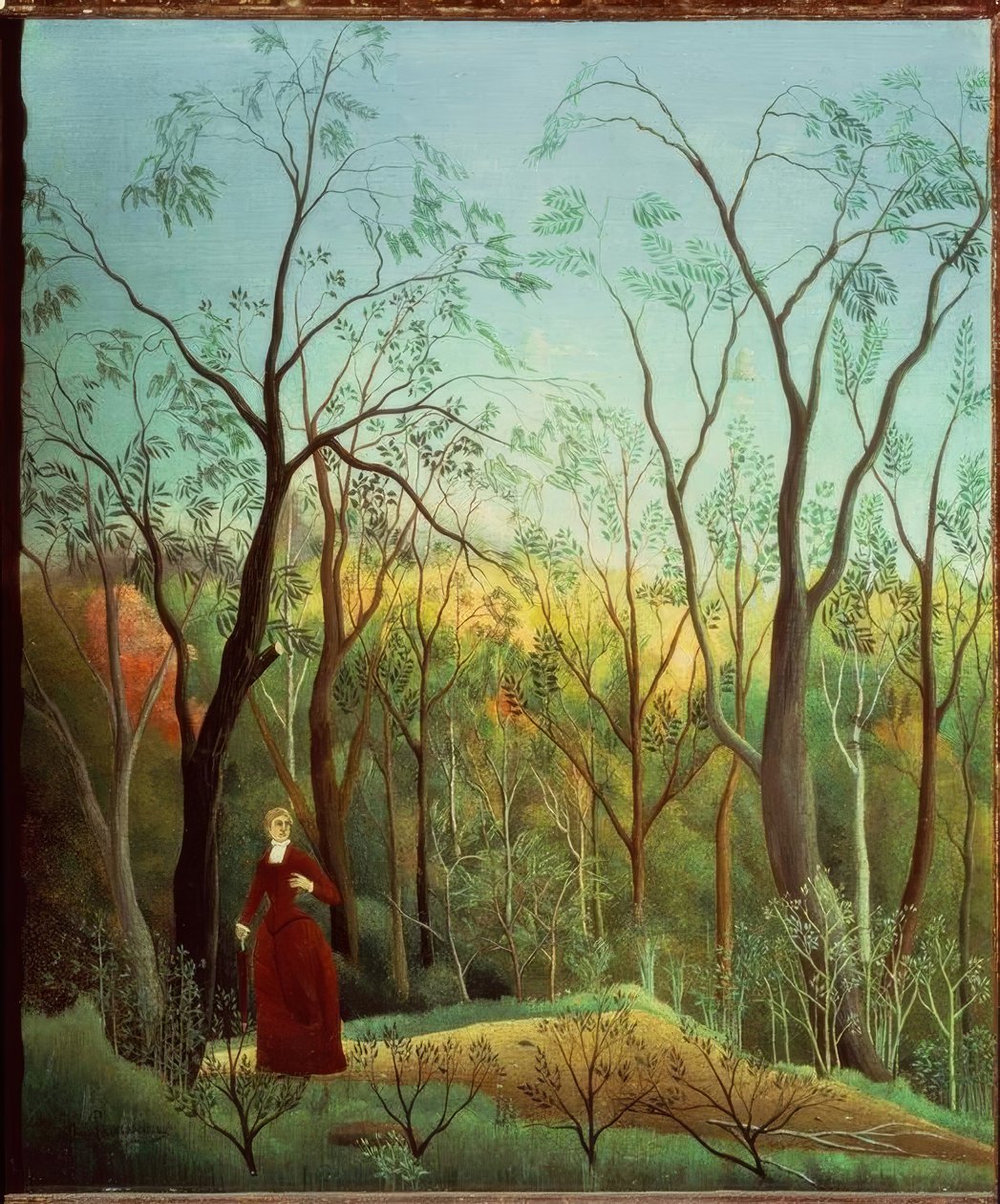 The Walk in the Forest by Henri Rousseau: Fine art print