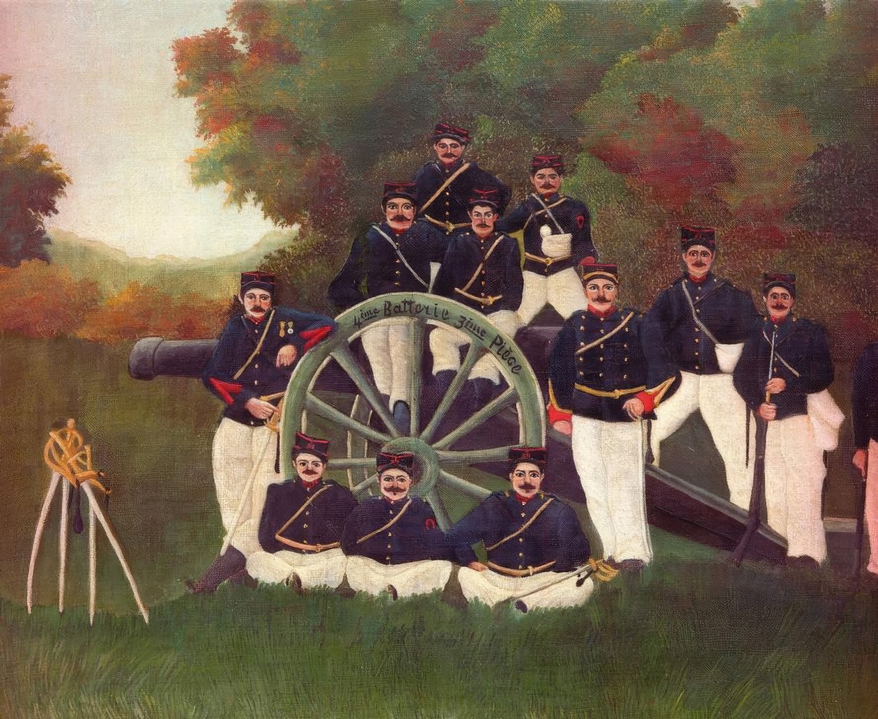 The Artillerymen by Henri Rousseau: Buy fine art print