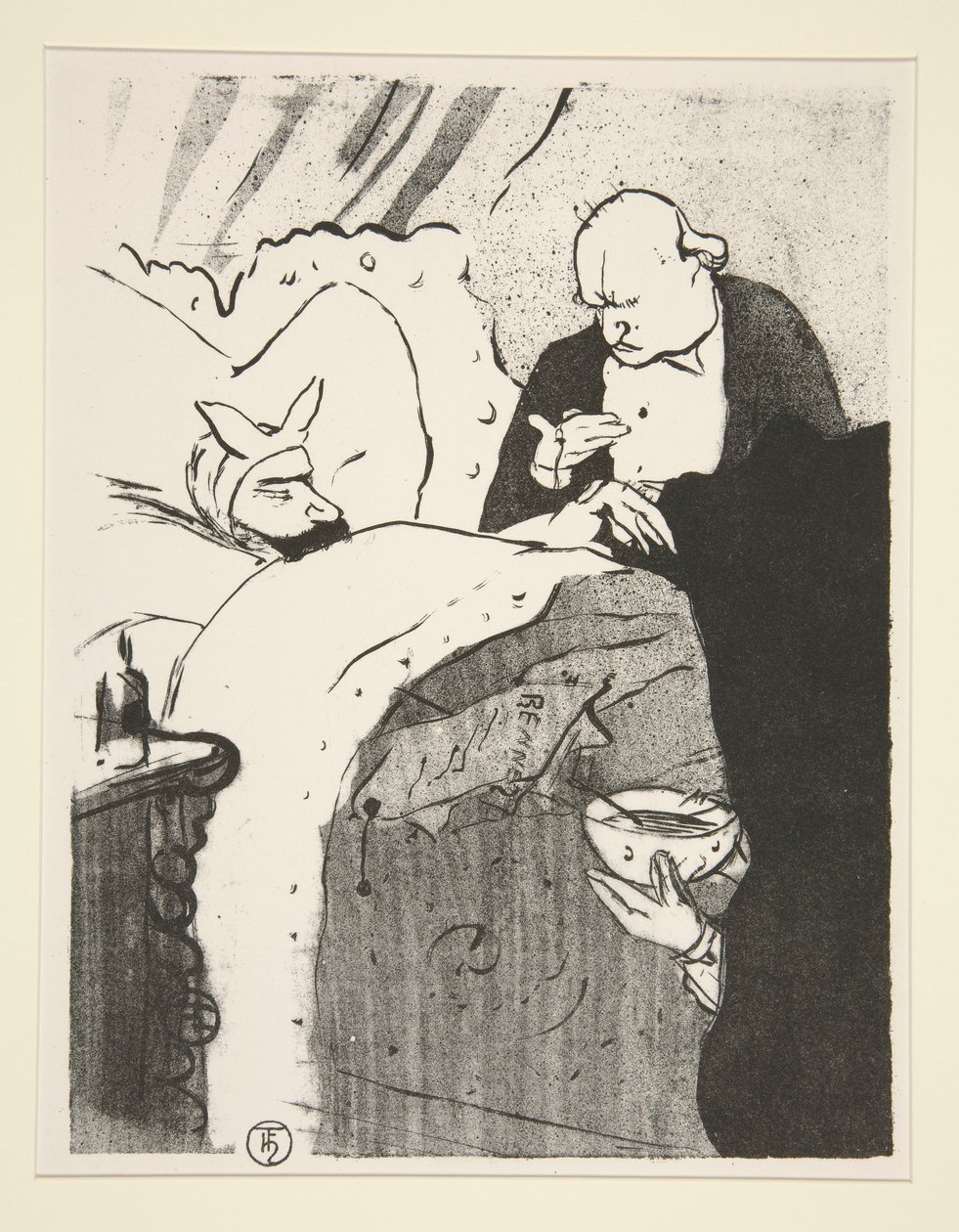Carnot Is Sick! by Henri de Toulouse-Lautrec