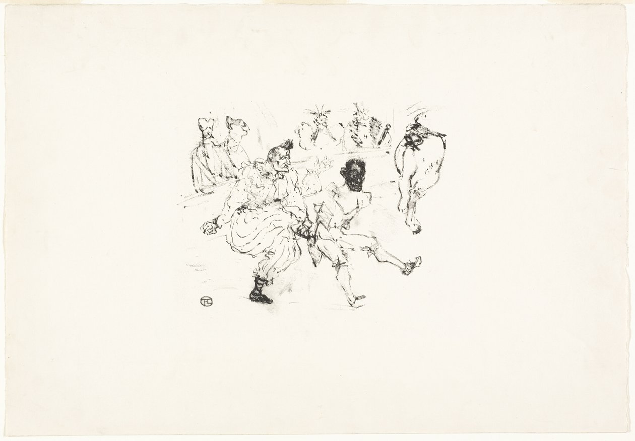 Footit and Chocolat by Henri de Toulouse-Lautrec