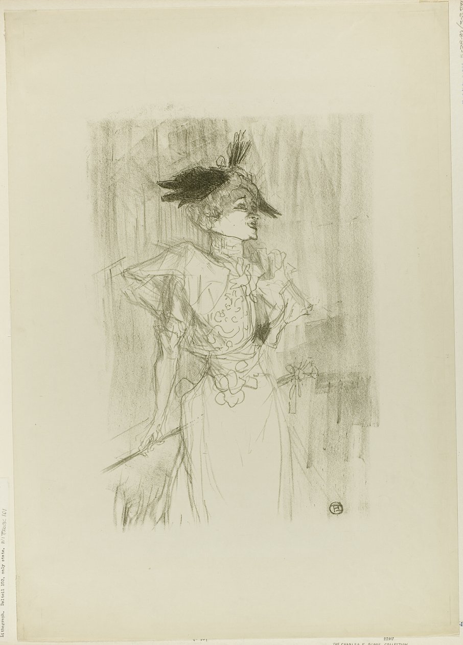 Mademoiselle Marcelle Lender, Standing