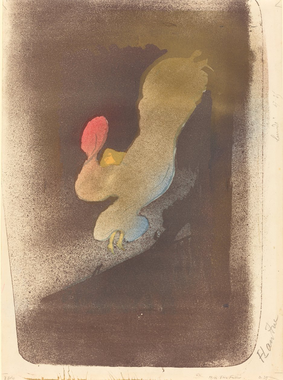 Miss Loïe Fuller by Henri de Toulouse-Lautrec