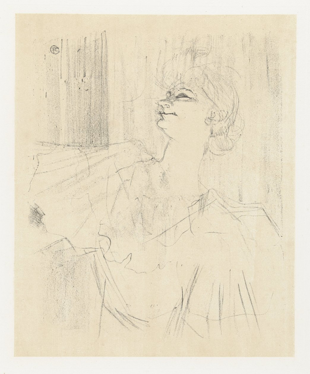 Portrait of Actress Yvette Guilbert in A Ménilmontant de Bruant (Yvette ...