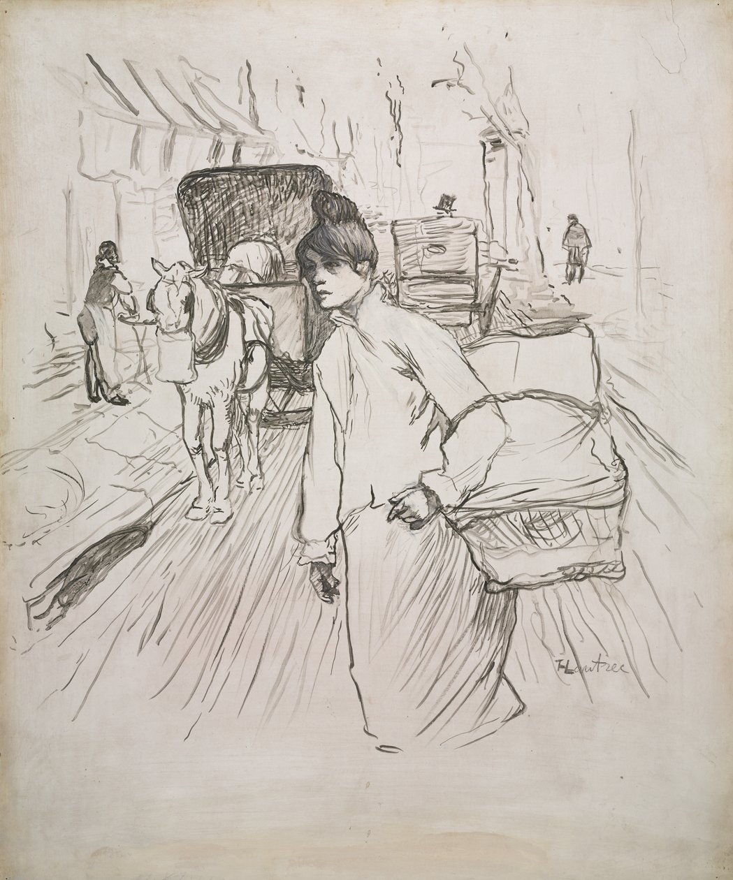 The Laundress by Henri de Toulouse-Lautrec: Fine art print