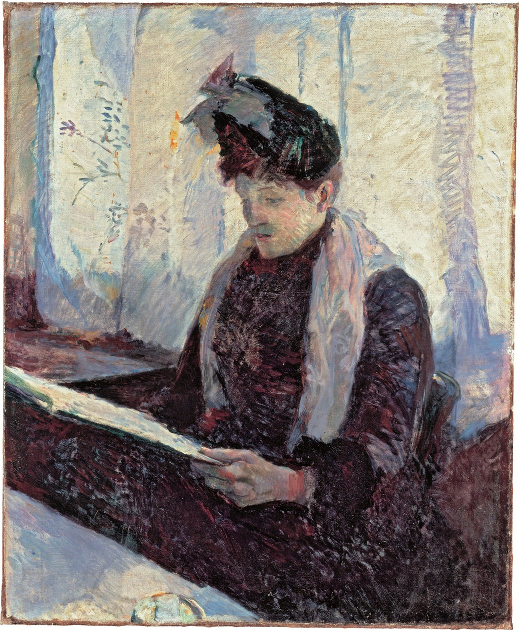 Woman in Cafe by Henri de Toulouse-Lautrec: Fine art print