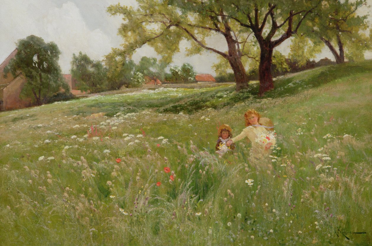 In the Fields by Henry John Yeend King: Buy fine art print