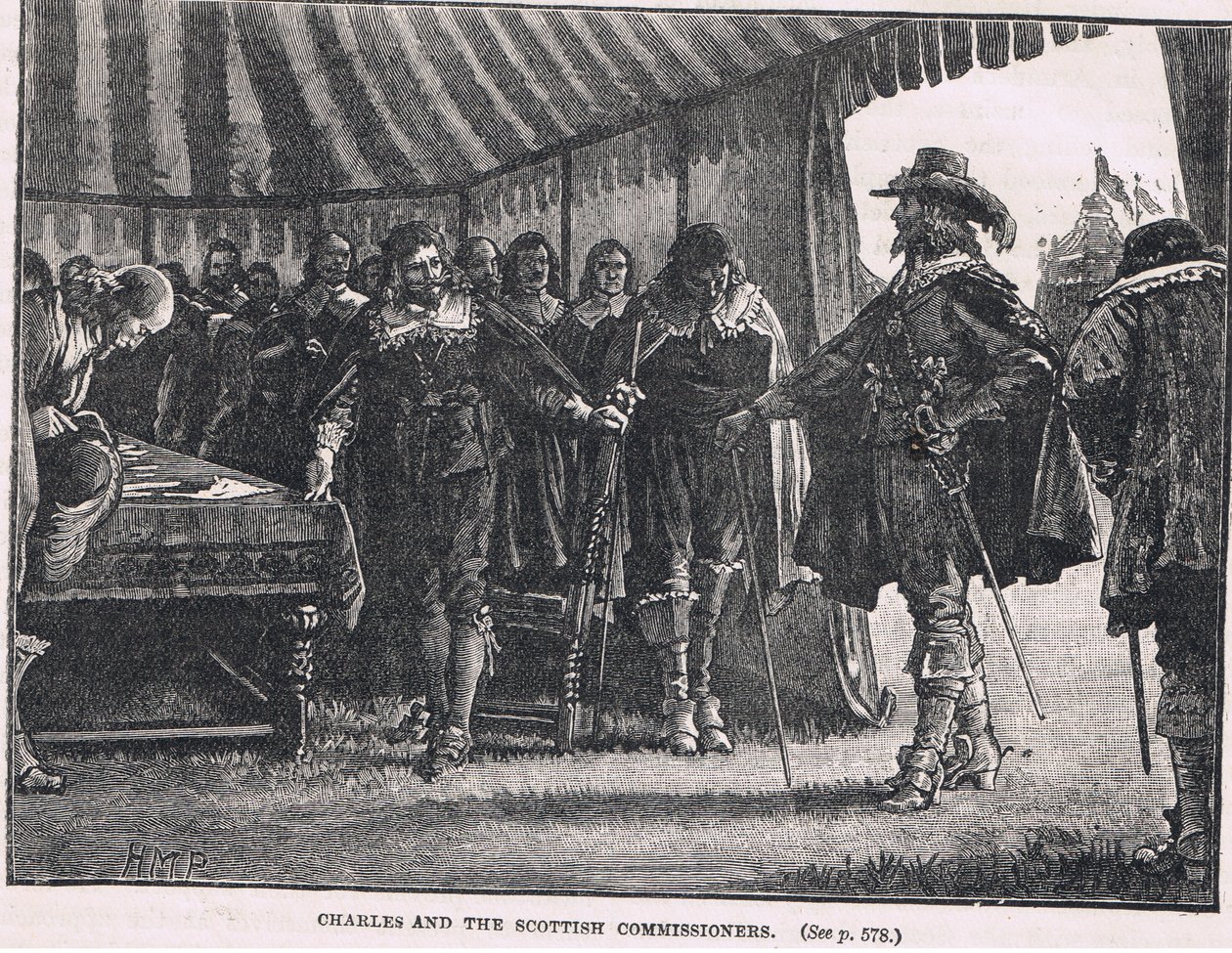 Charles and the Scottish Commissioners 1639