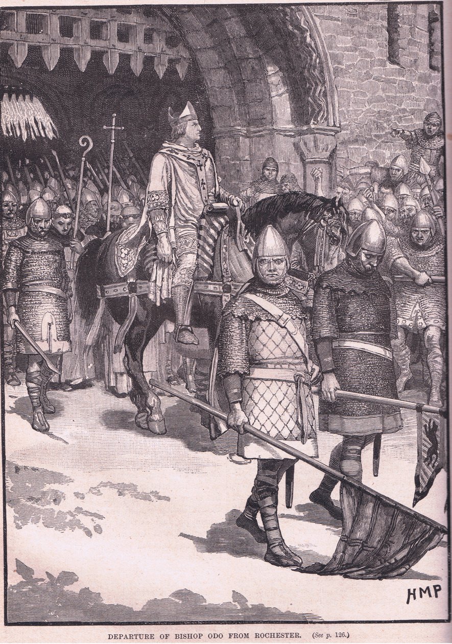 Departure of Bishop Odo from Rochester AD 1088