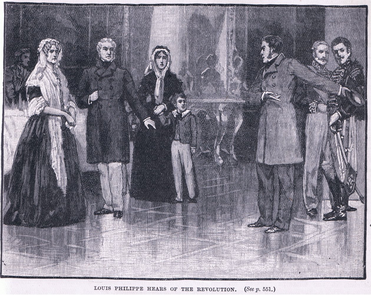 Louis Phillippe Hears of the Revolution AD 1847