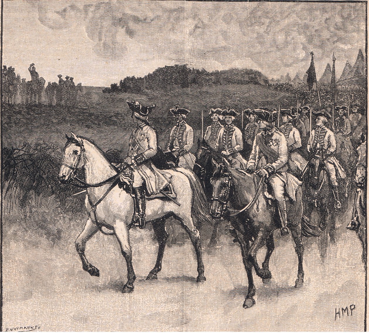 Surrender of Burgoyne at Saratoga AD 1777