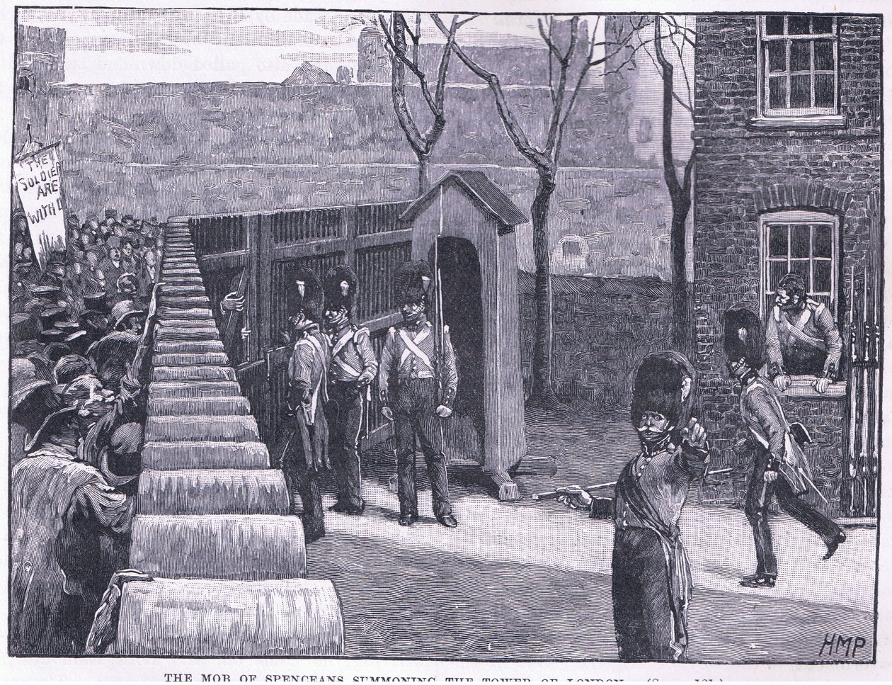 The Mob of Spenceans Summoning the Tower of London, 1816