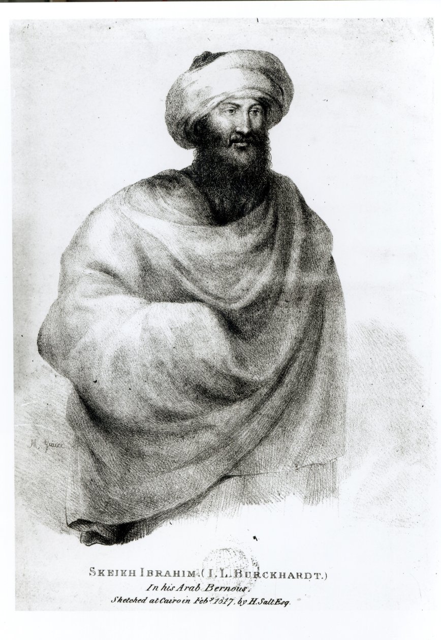 Portrait of Sheikh Ibrahim, or Johann Ludwig Burckhardt (1784-1817)