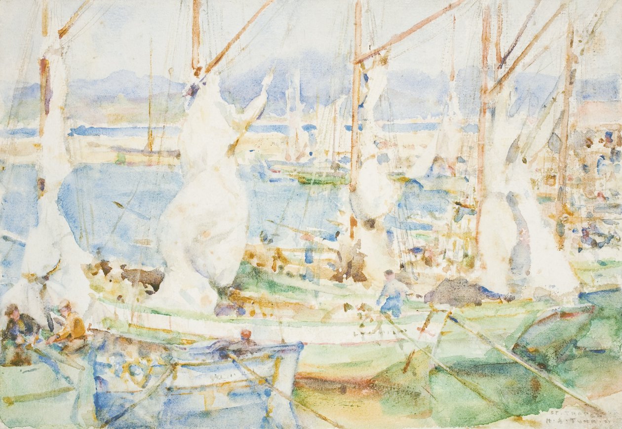 St. Tropez by Henry Scott Tuke: Buy fine art print