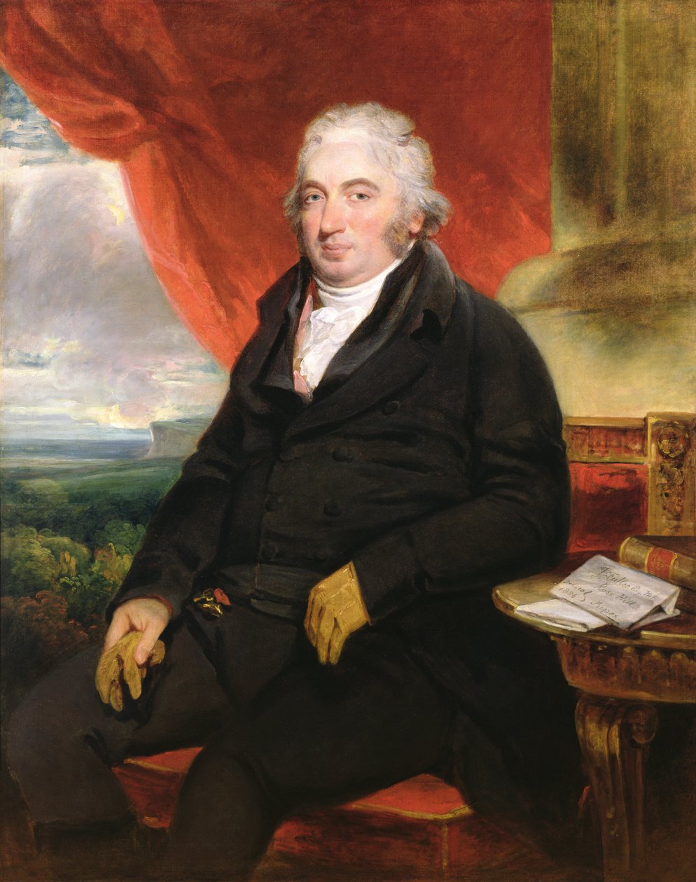 Portrait of John Fuller by Henry Singleton: Fine art print