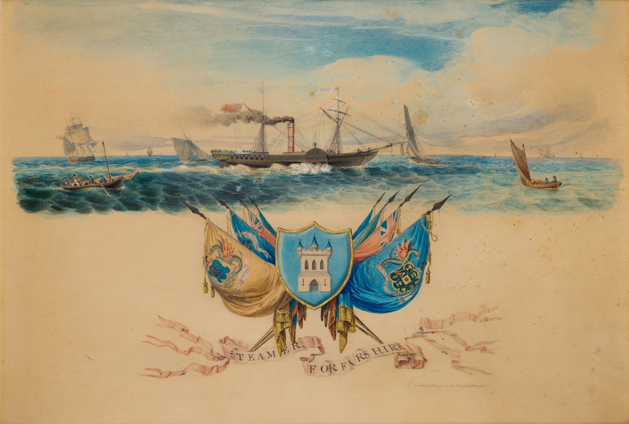 The SS Forfarshire by Henry Harwood: Buy fine art print