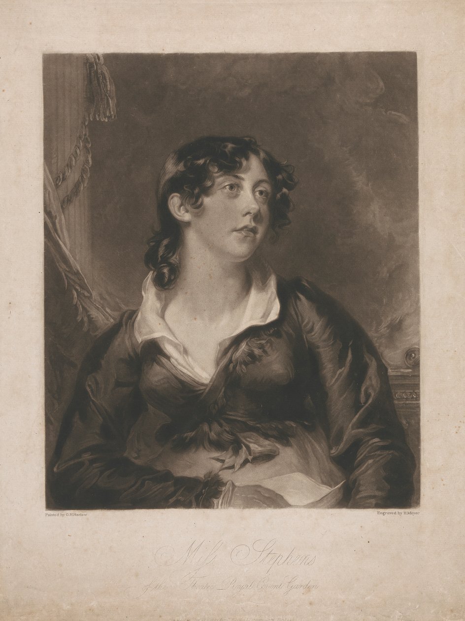 Miss Stephens by Henry Hoppner Meyer: Buy fine art print
