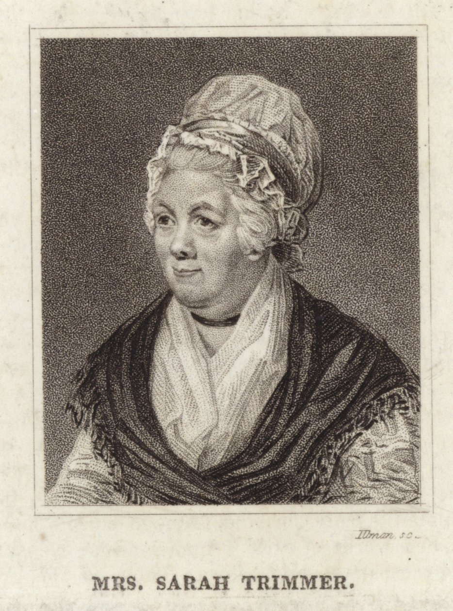 Portrait of Sarah Trimmer by Henry Howard: Fine art print