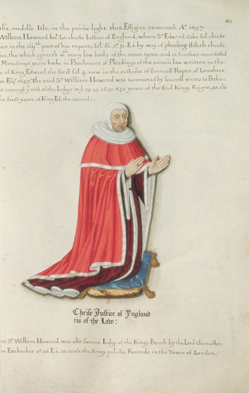 Sir William Howard (d.1308) by Henry Lilly: Fine art print
