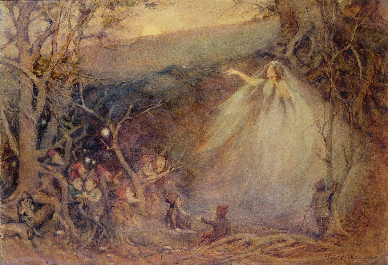 Queen Mab from Shelley's poem by Henry Meynell Rheam