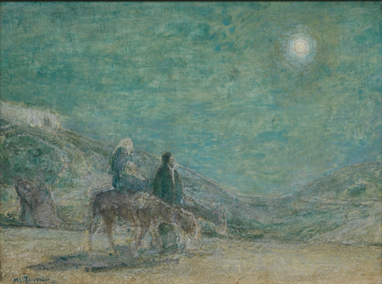 Flight Into Egypt C1916 By Henry Ossawa Tanner
