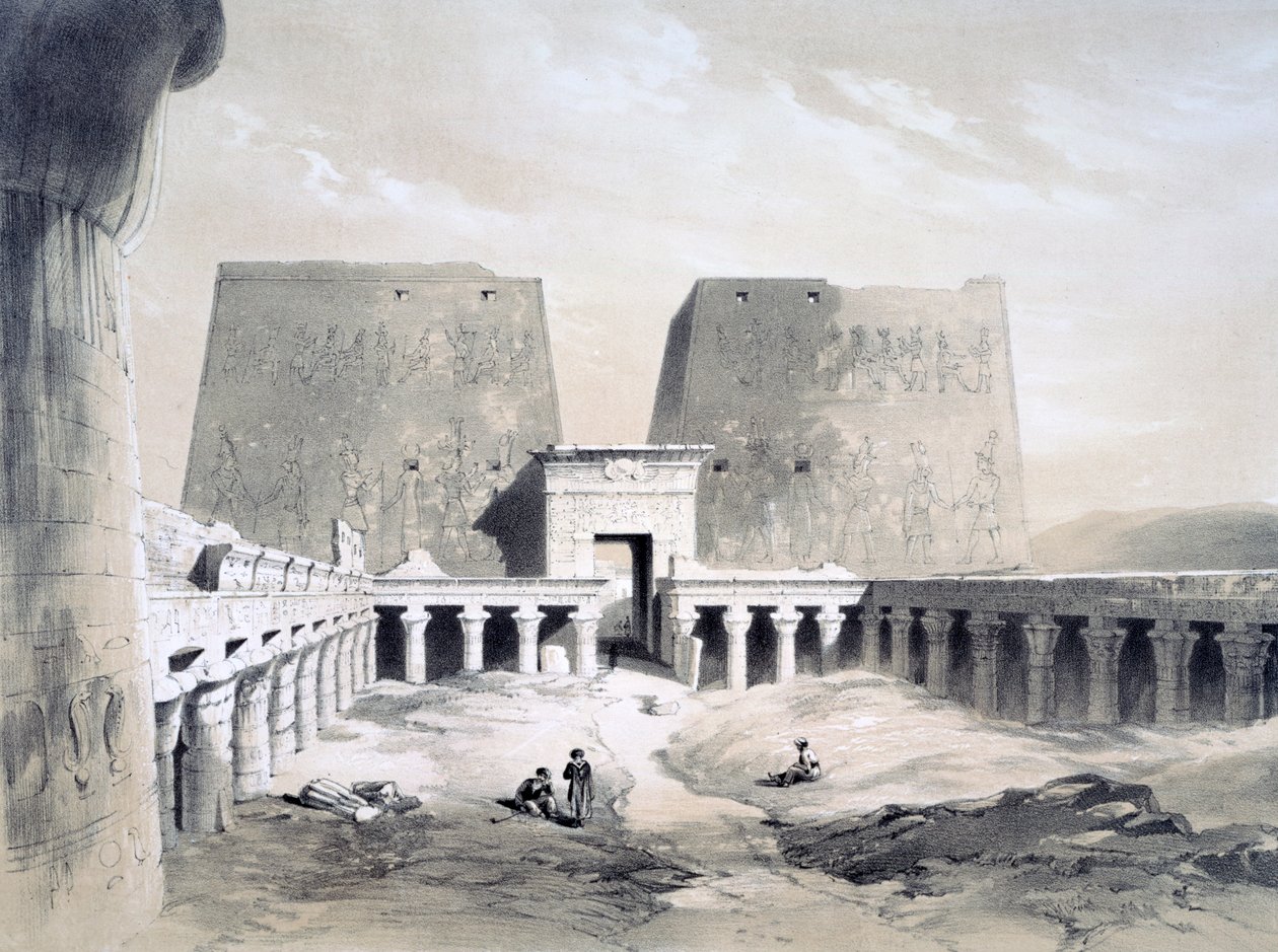 Edfou by Henry Pilleau: Highest-quality art reproduction