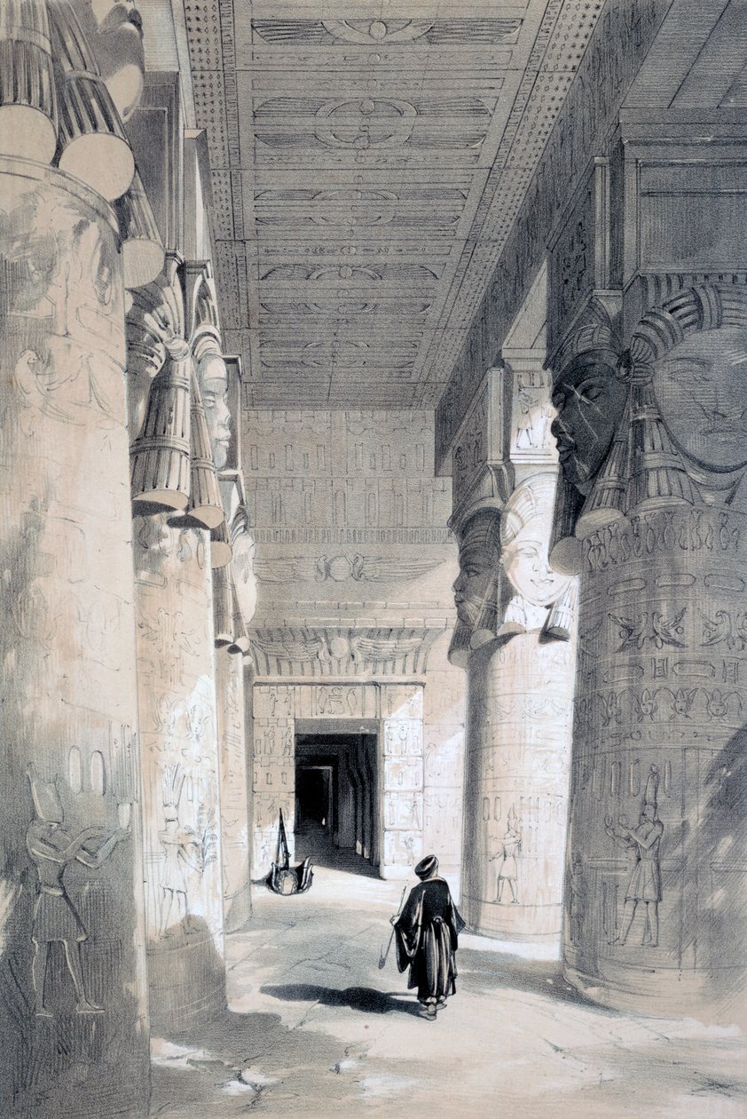 Temple of Denderah, Egypt by Henry Pilleau: Fine art print