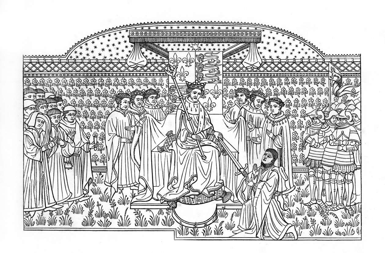 King Henry VI Presenting a Sword to the Earl of Shrewsbury